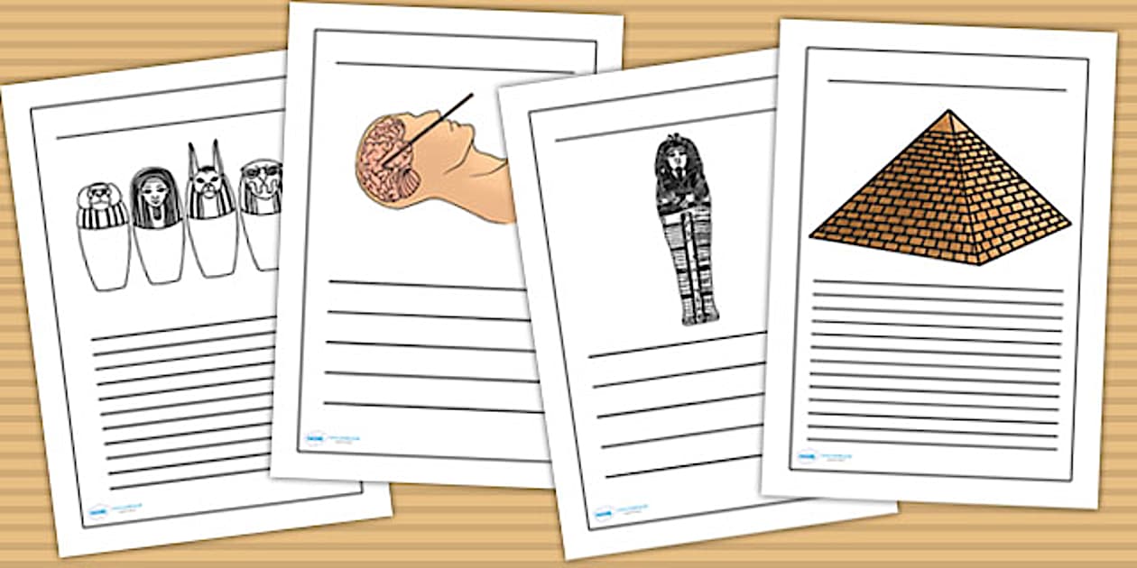Editable Ancient Egyptian Mummification Writing Frames