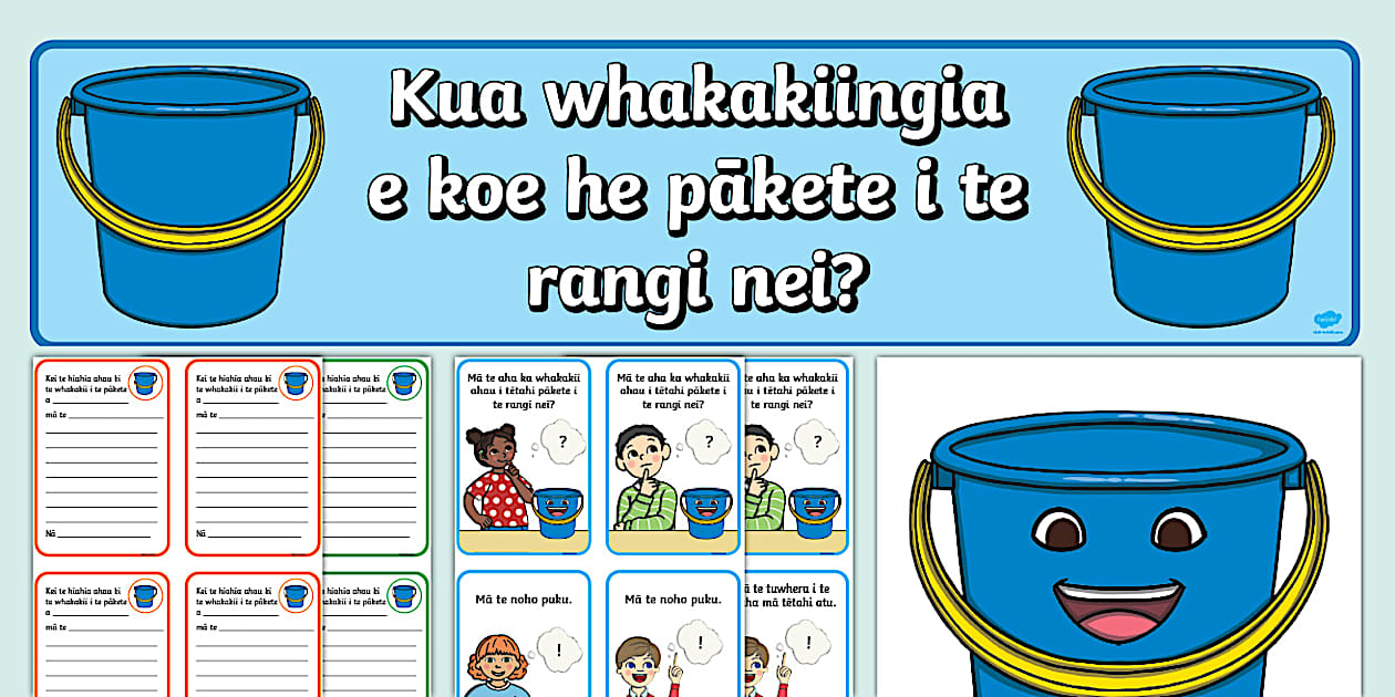 Atawhai, pākete, ngā kare ā-roto, he mahi pai, he mahi akonga, he kohinga