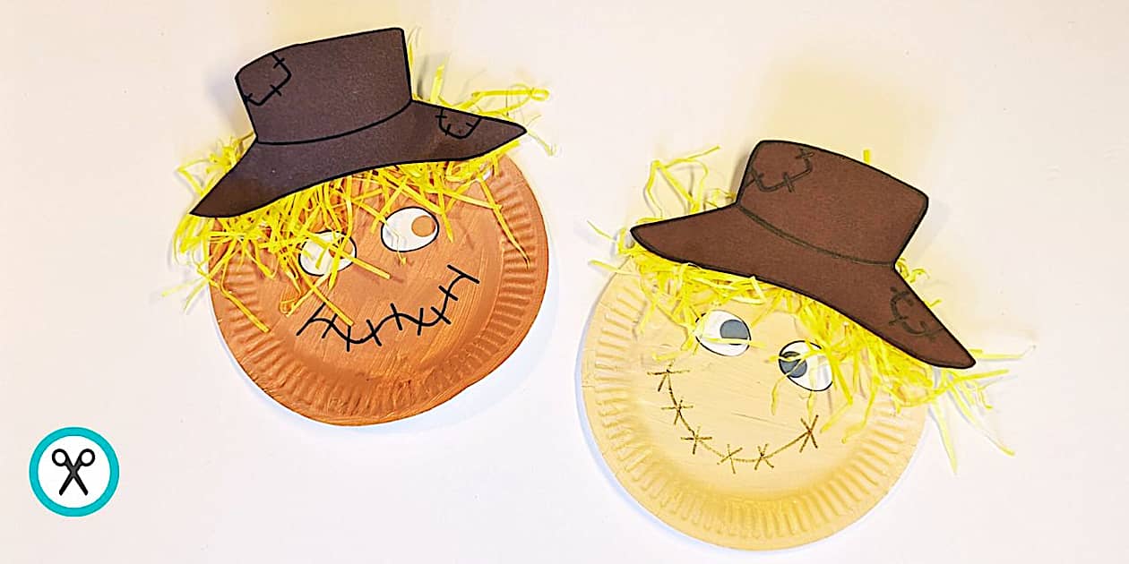 Paper Plate Scarecrow | Autumn Crafts (teacher made)