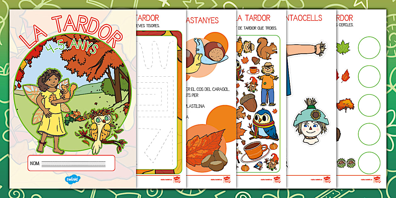 Quadernet d'activitats: La tardor 4-5 anys - Català