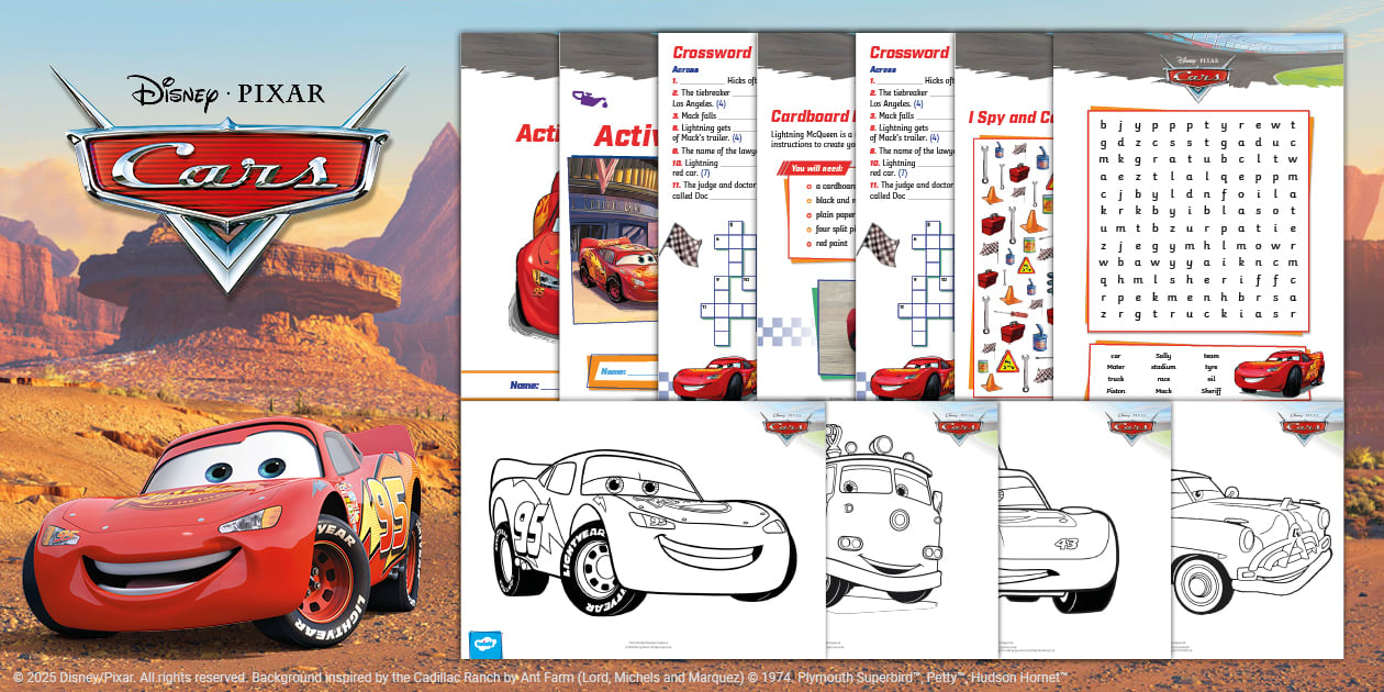 Cars: Activities Pack