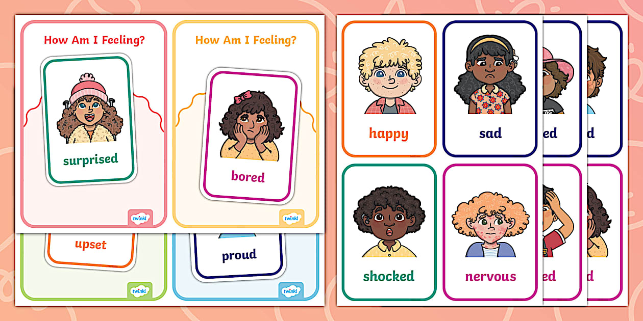 How Am I Feeling? Feelings Chart (Lehrer gemacht) - Twinkl