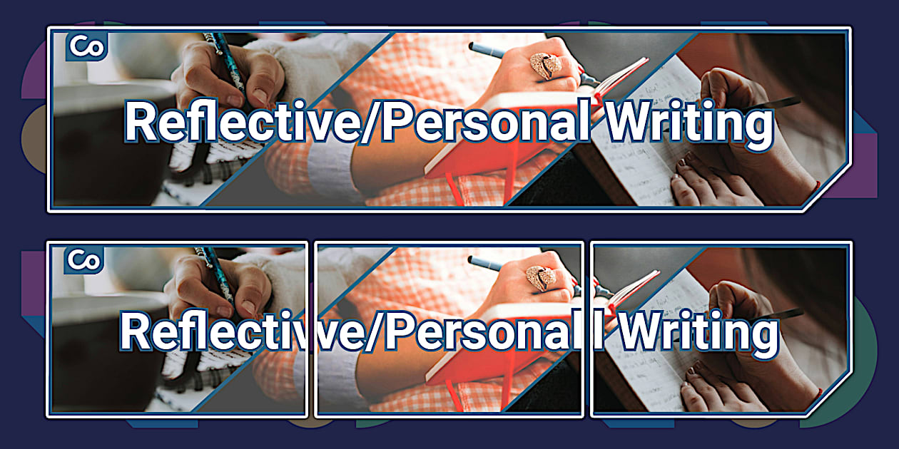 English Wall Display: Reflective/Personal Writing Banner