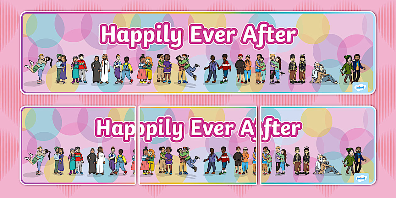Happily Ever After Display Banner (teacher made) - Twinkl