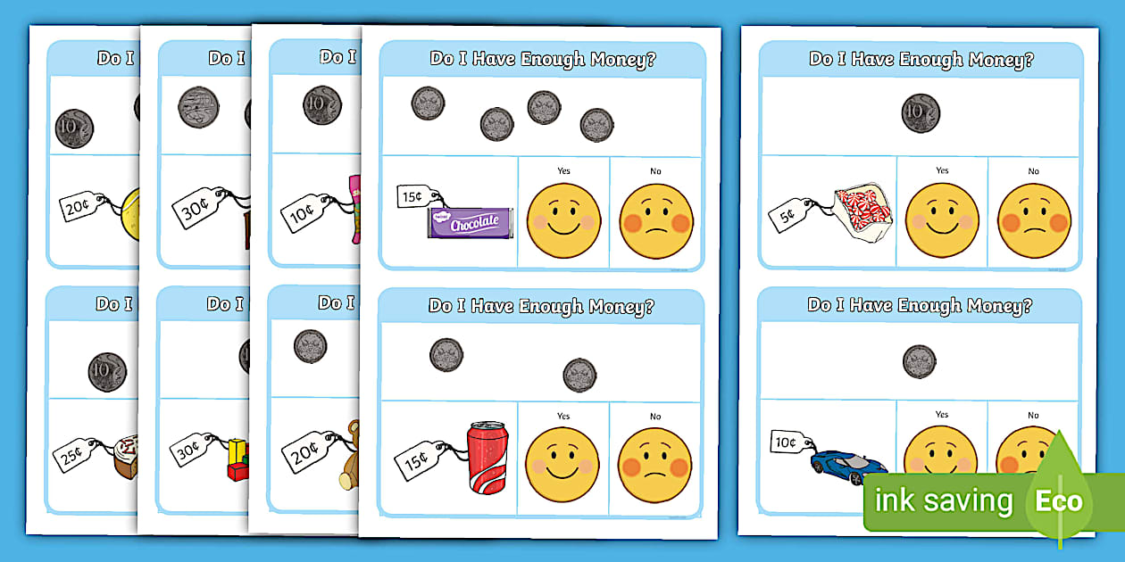 Do I Have Enough? Flash Cards (teacher made) - Twinkl