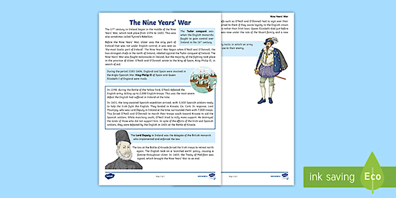Nine Years' War Fact File
