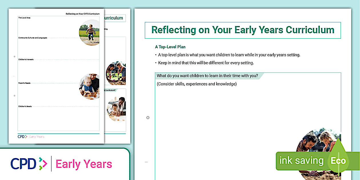 Reflecting on your kindergarten curriculum | Kindergarten | CPD