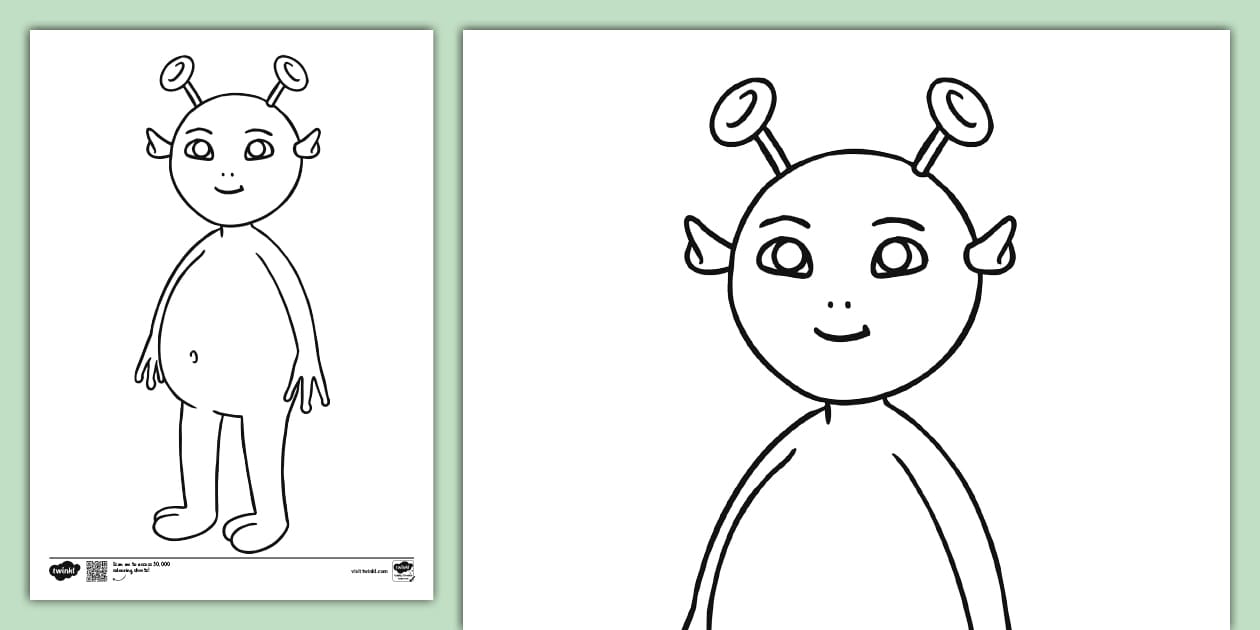 Alien Colouring Page | Colouring Sheets (Teacher-Made)