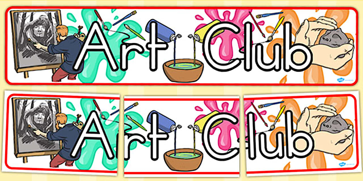 Art Club Display Banner (Australia) (Hecho por educadores)