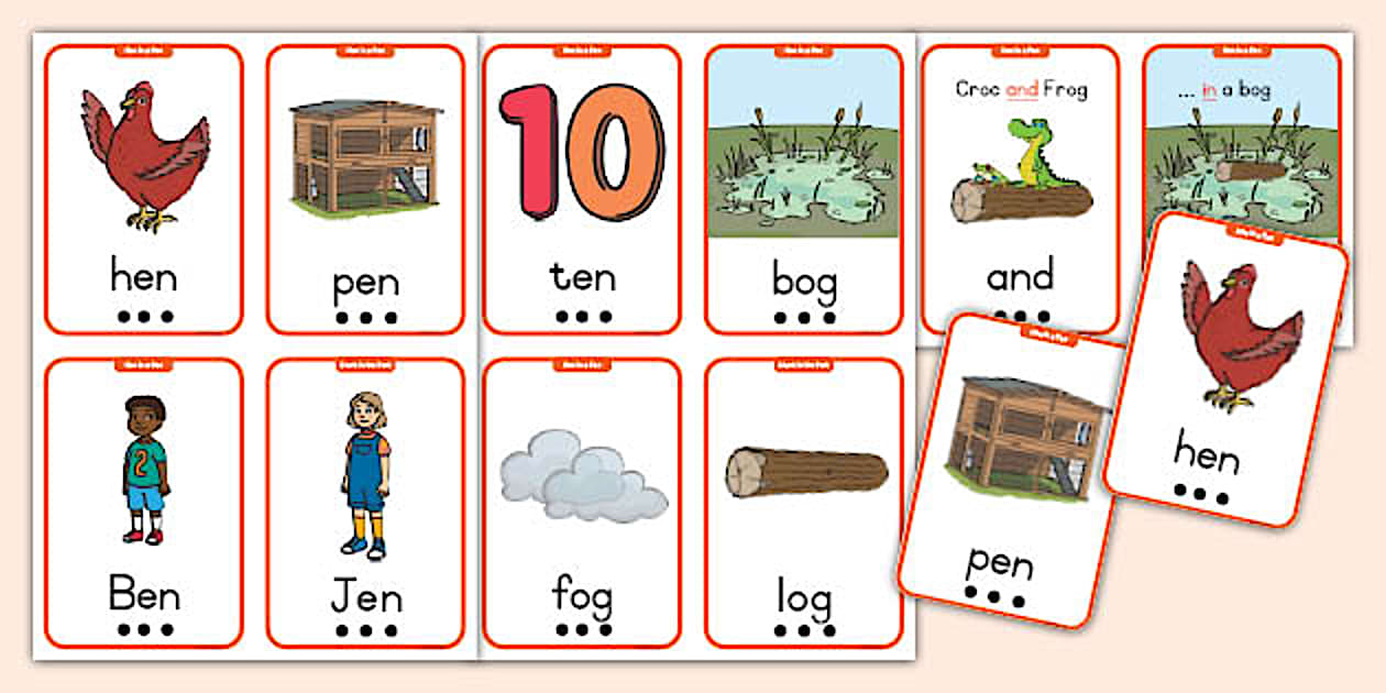 FP Phonics - en Decodable Readers - Flashcards (CAPS)