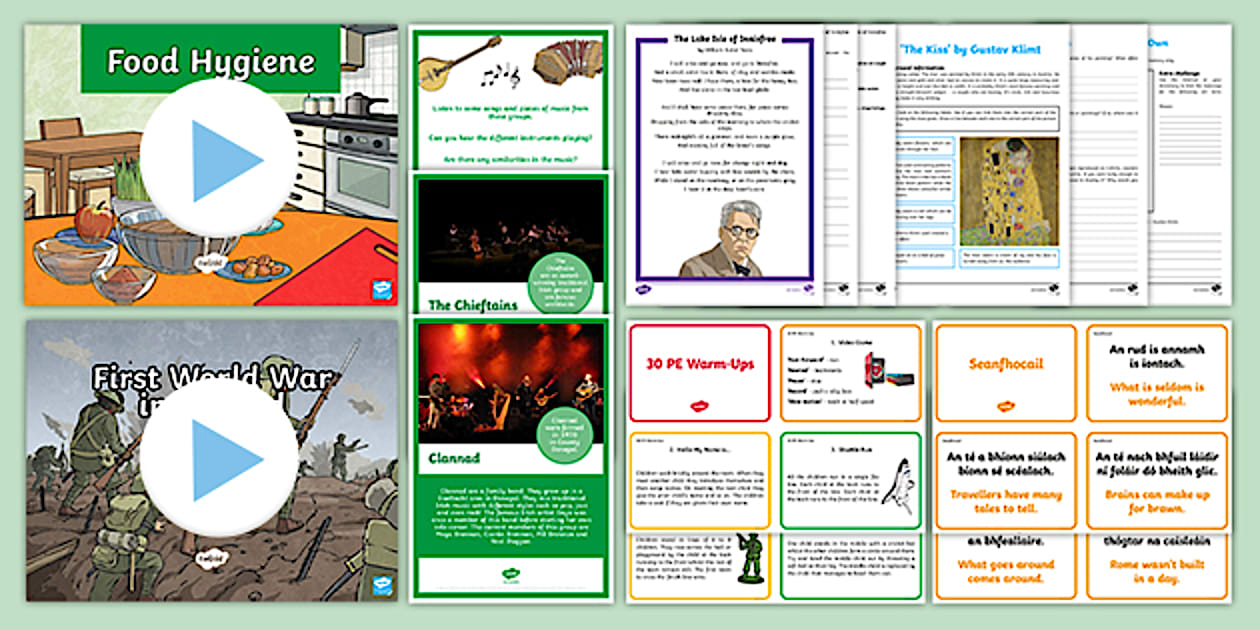 Sixth Class Pack D (teacher made) - Twinkl