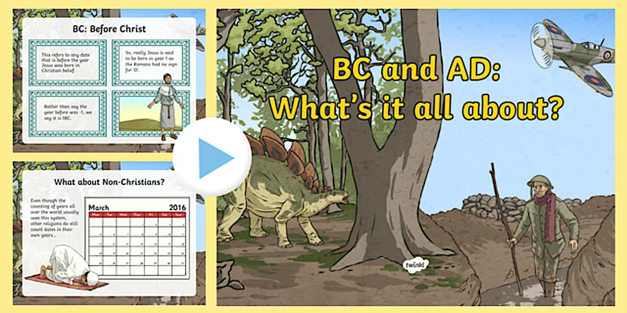 BC and AD timeline activities (teacher made) - Twinkl