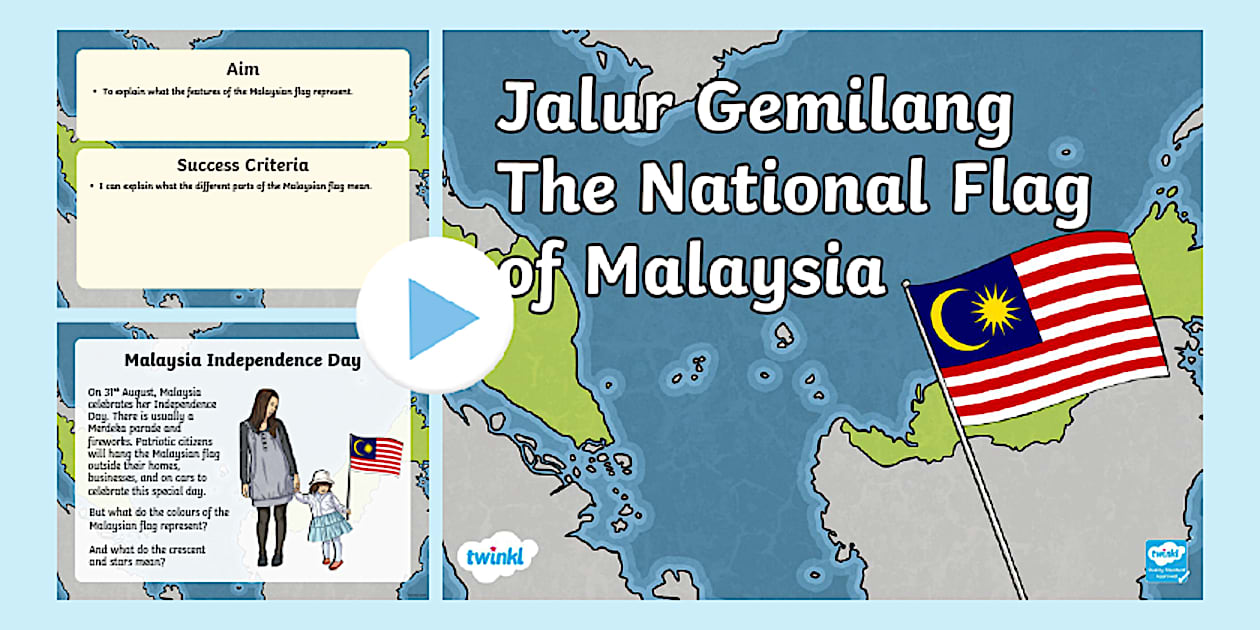 The National Flag of Malaysia PowerPoint (teacher made)