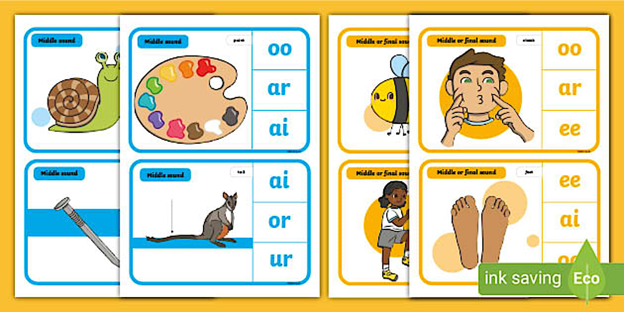 Phase 3 Vowel Digraphs ai/ee/igh/oa/oo/oo/ar/or Peg Matching