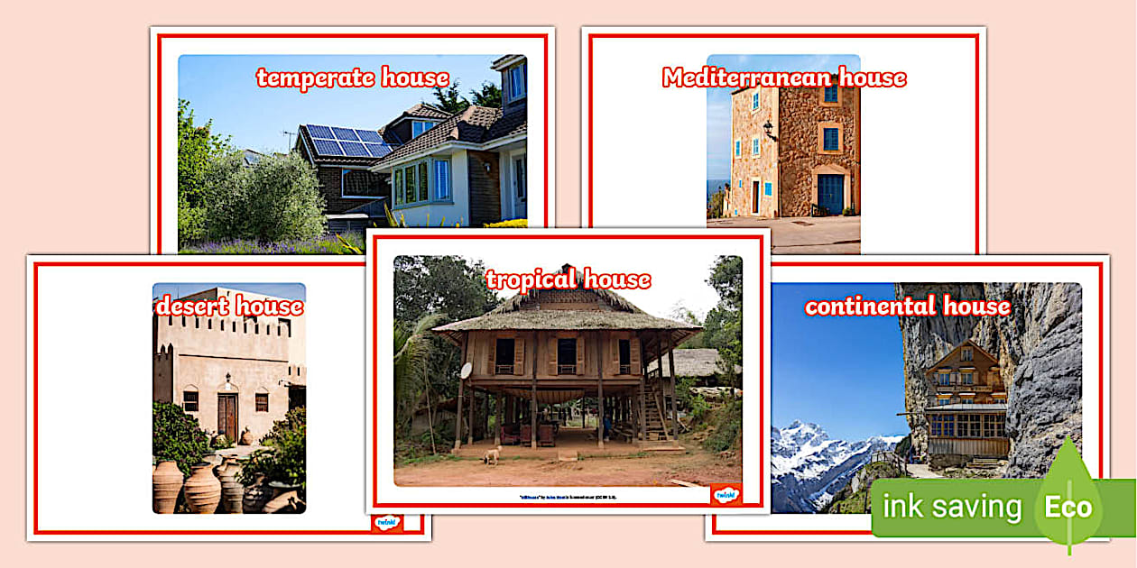 Houses Around the World Display Photos | Twinkl - Twinkl
