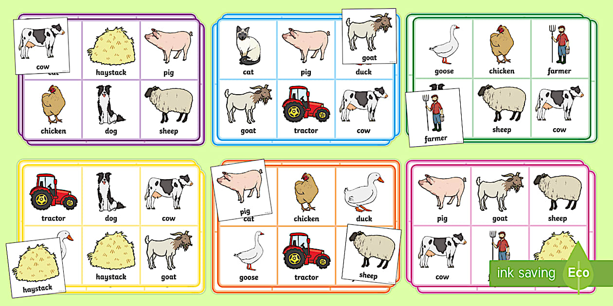 The Farm Aistear Bingo (teacher made) - Twinkl