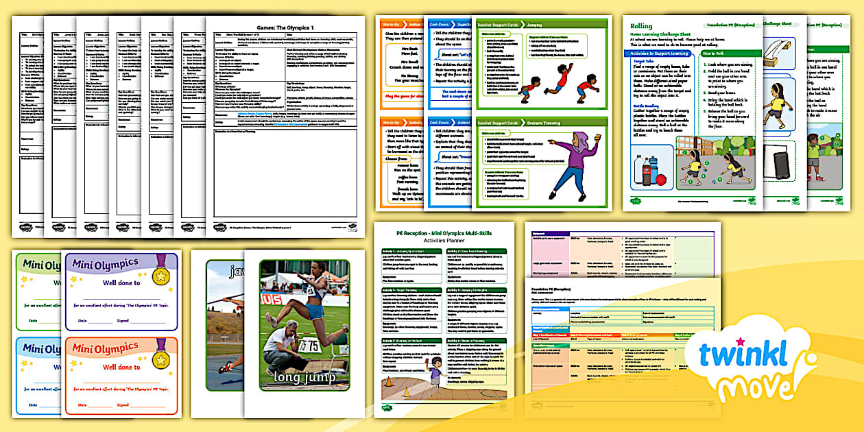 Locomotor Lessons Plan for Physical Education - The Olympics