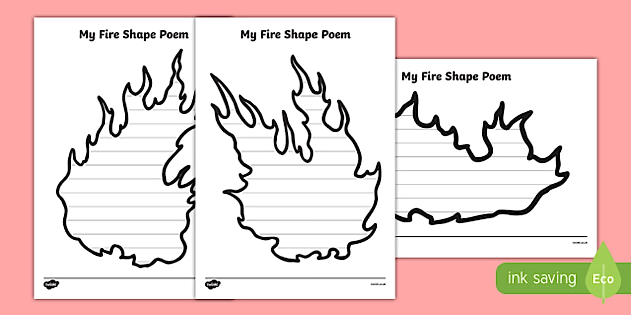 Fire Shape Poetry