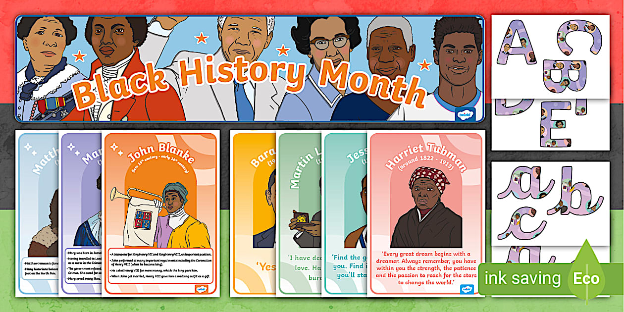 Black History Month Display Pack (teacher made) - Twinkl