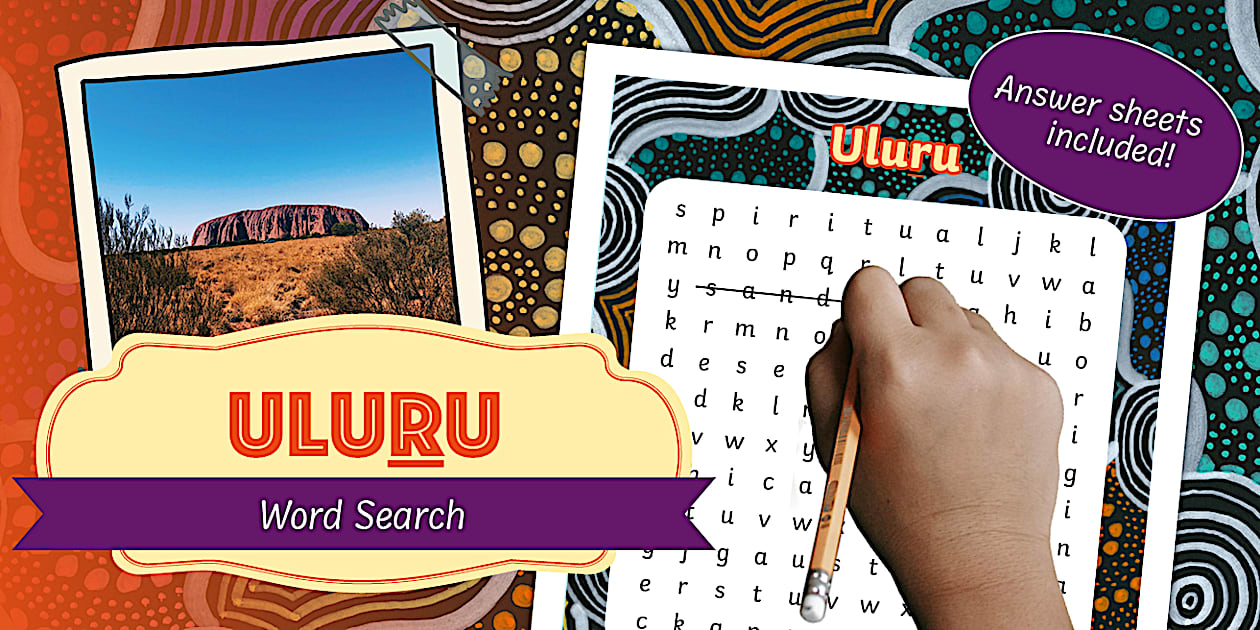 Uluṟu Word Search