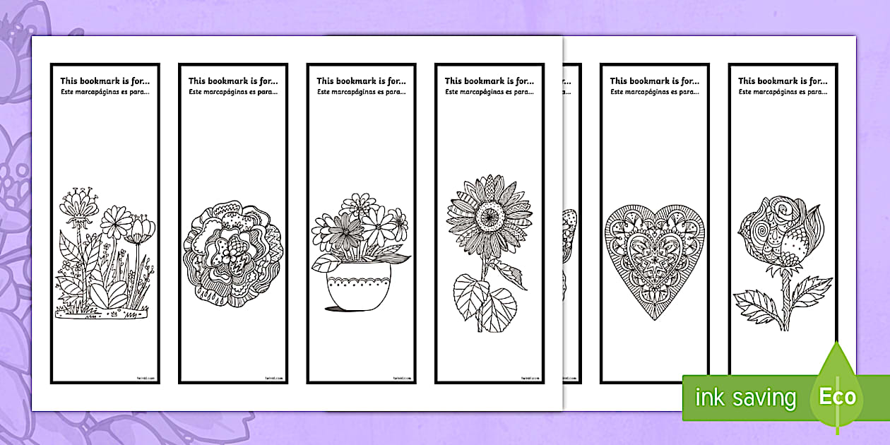 Happy Mother's Day Mindfulness Bookmarks English/Spanish