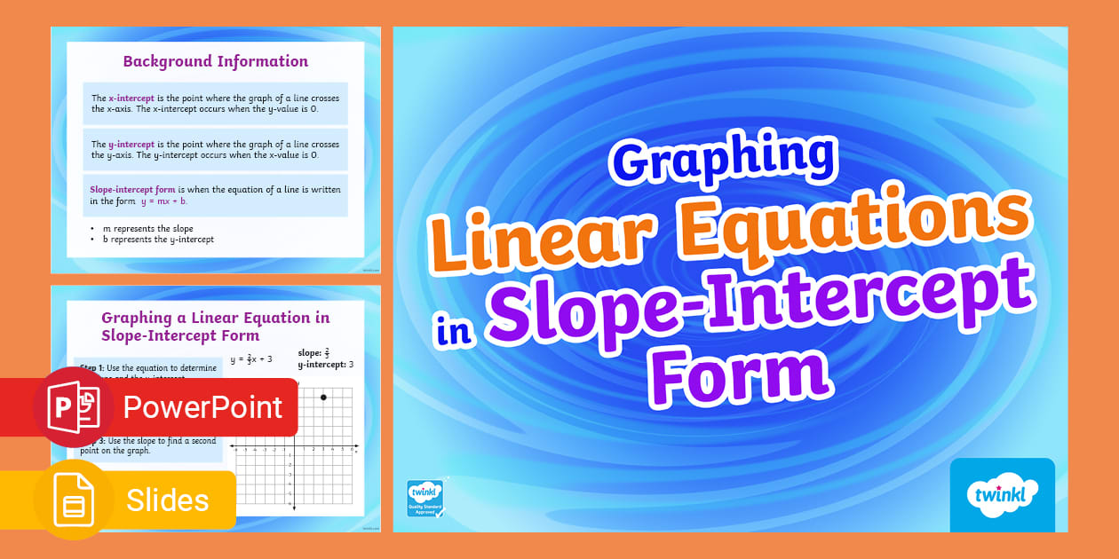 8th Grade Graphing Linear Equations in Slope-Intercept Form