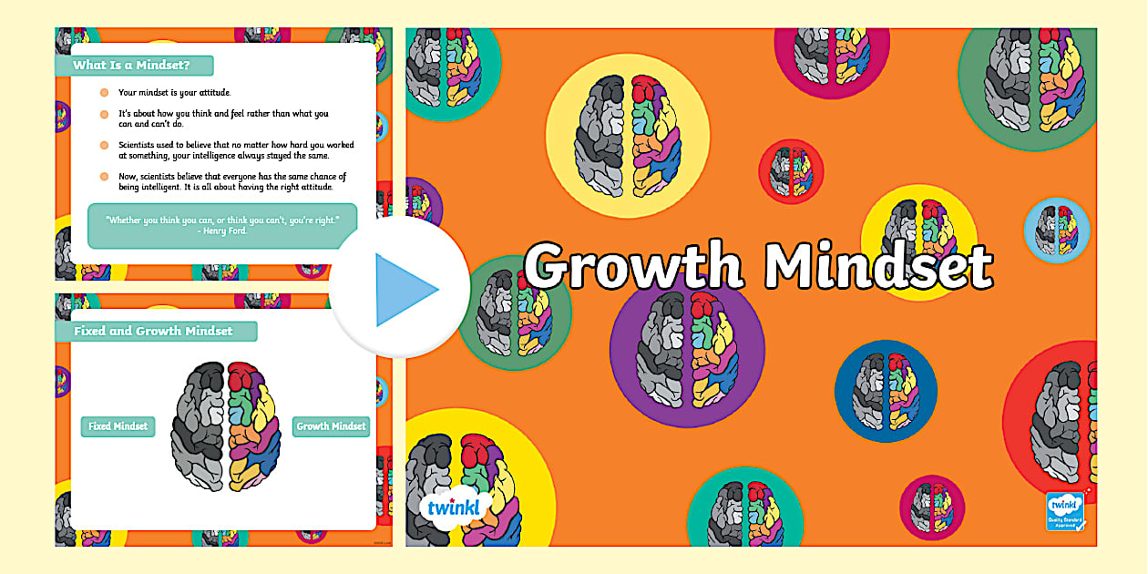 F-2 Growth Mindset PowerPoint (teacher made) - Twinkl