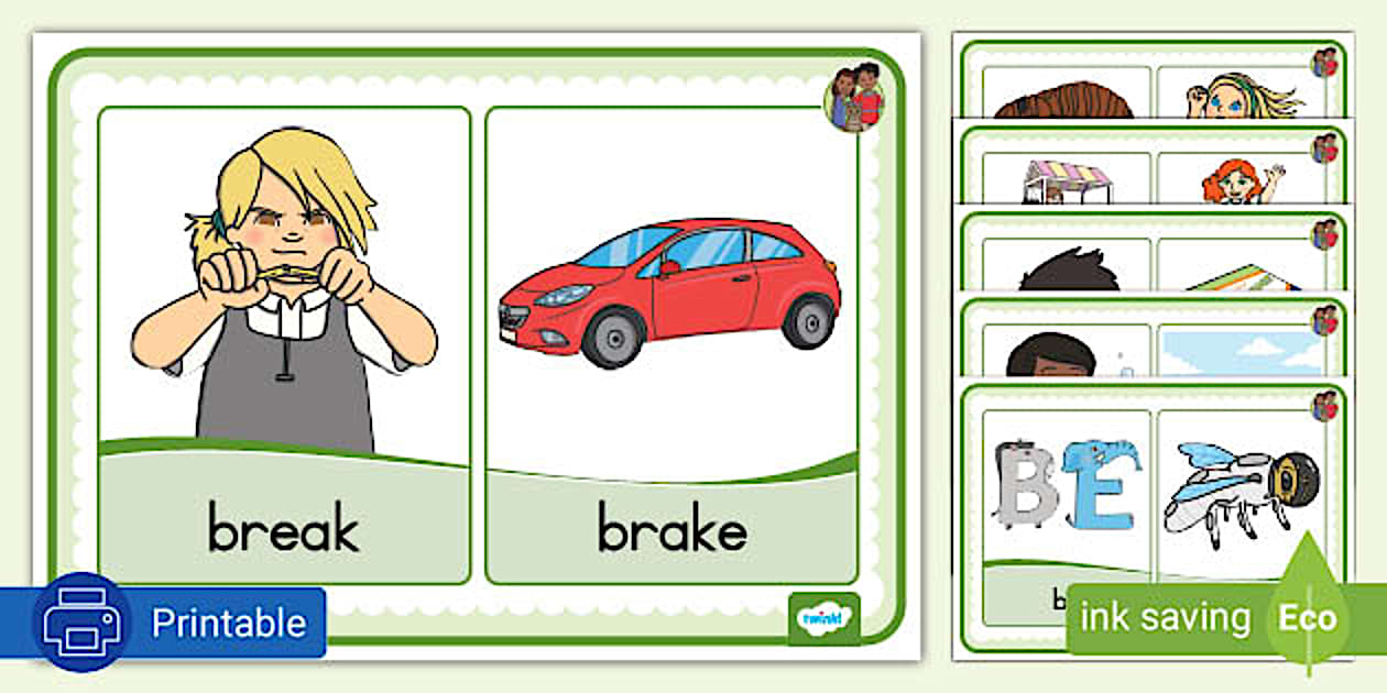 Grade 3 Phonics: Homophones Poster