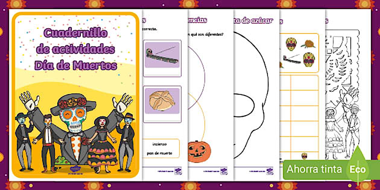 Cuadernillo: Actividades Día de Muertos (teacher made)