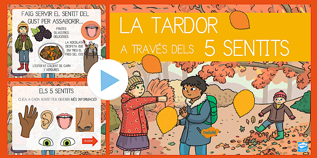 Presentació: La tardor a través dels 5 sentits - Català