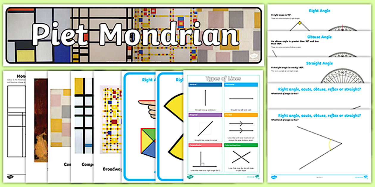 Maths Lines and Angles Display Pack (teacher made) - Twinkl