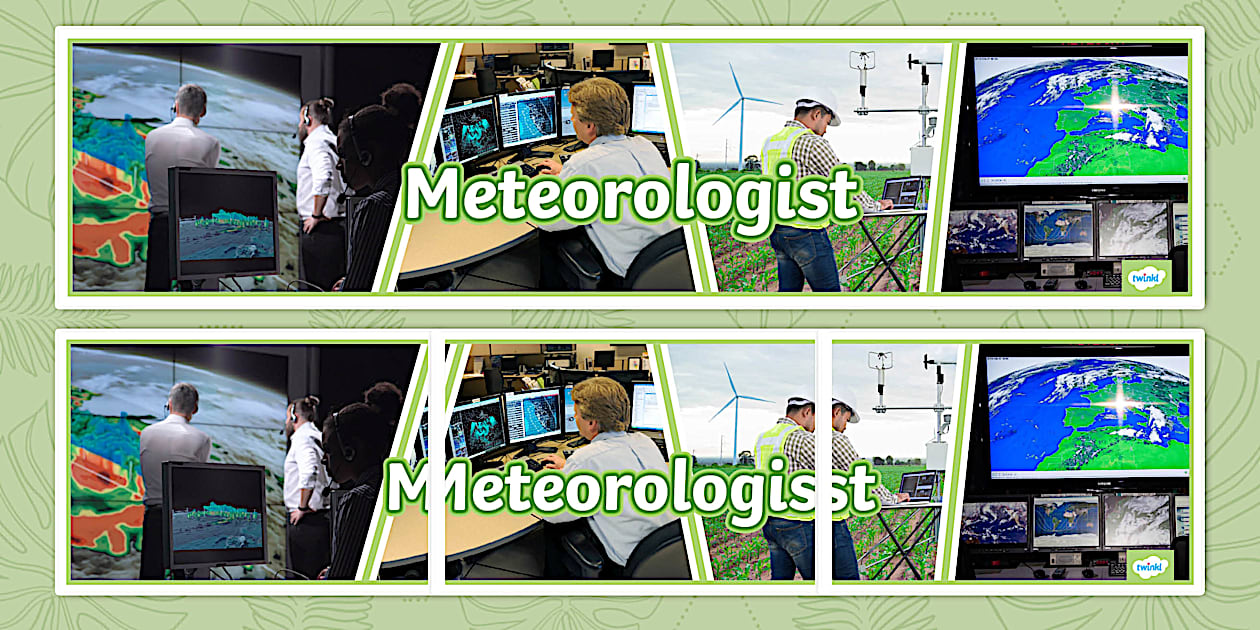 STEM Jobs: Meteorologist Display Banner (teacher made)