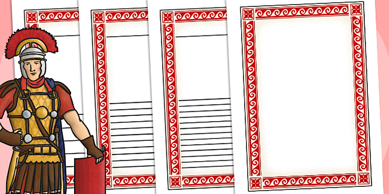 The Romans Themed Writing Frames (teacher made) - Twinkl