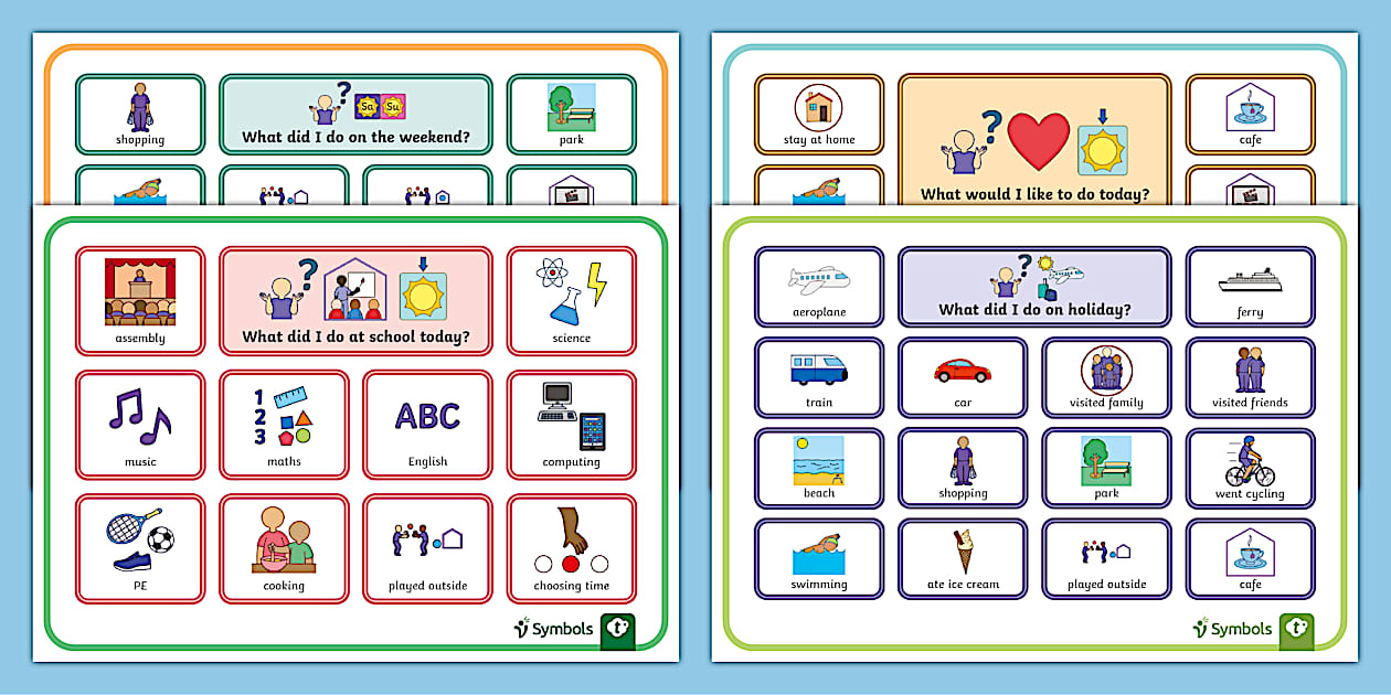 Twinkl Symbols: Conversation Boards Pack (Teacher-Made)