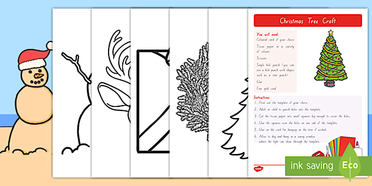 Christmas Craft Activity Version Two - Twinkl