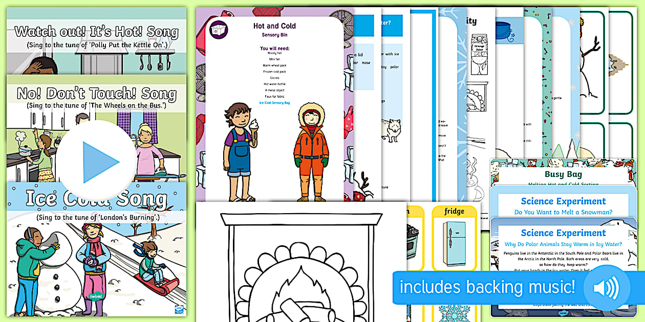 Hot and Cold Activity Pack - EYFS Activities Resource Pack