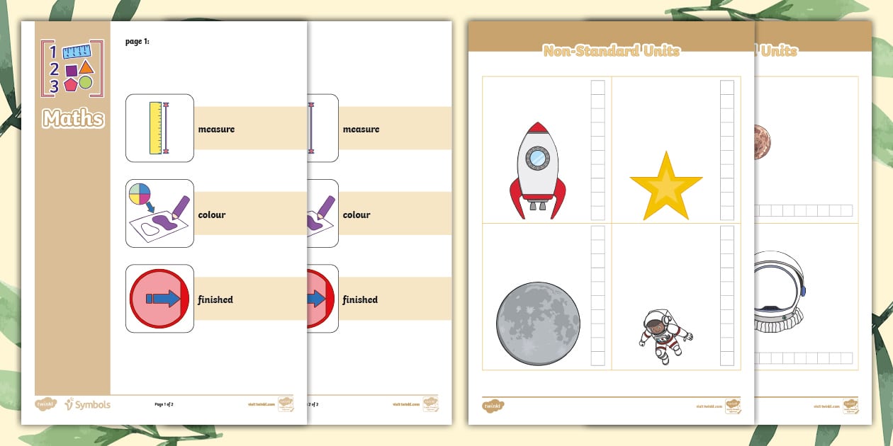 * NEW * SEND Structured Steps Space Measuring Using Non-Standard Units