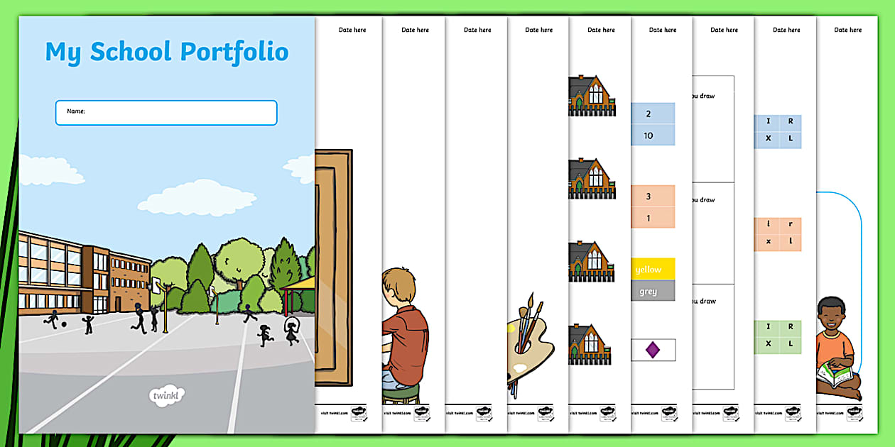 Printable Editable Student Progress Portfolio - Twinkl USA