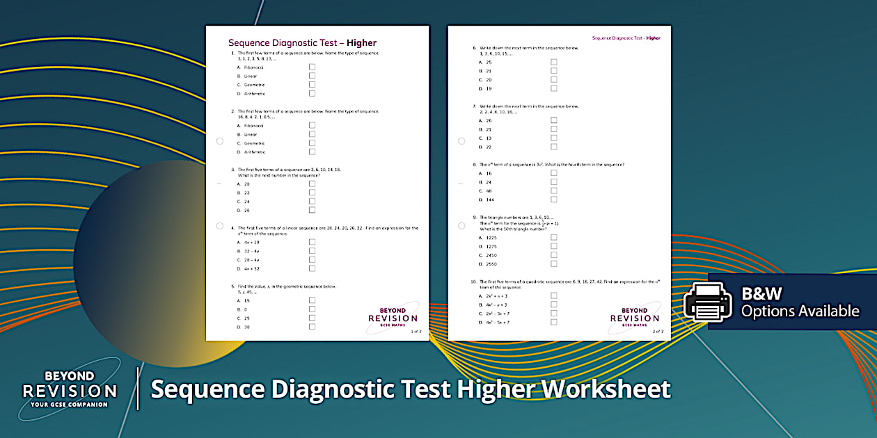 👉 Sequence Test | GCSE Higher Revision | Beyond Maths