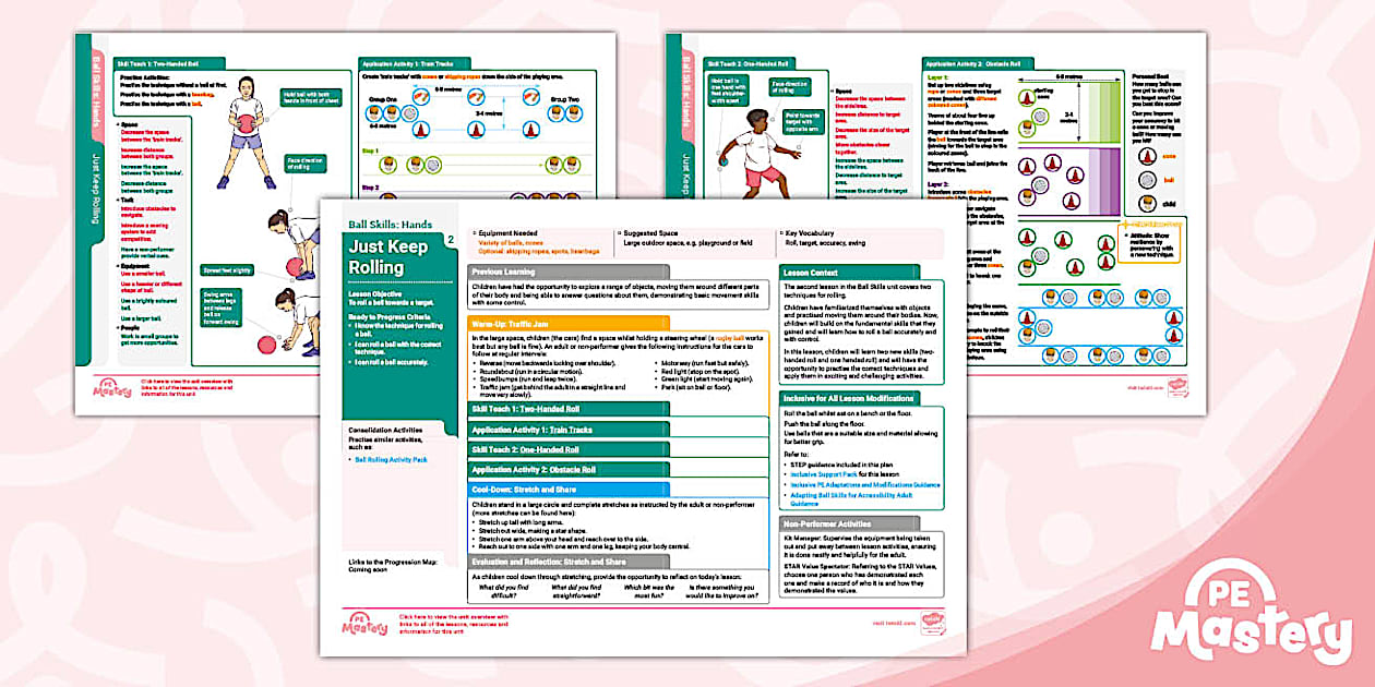 Year 1 Ball Skills: Just Keep Rolling (teacher made)