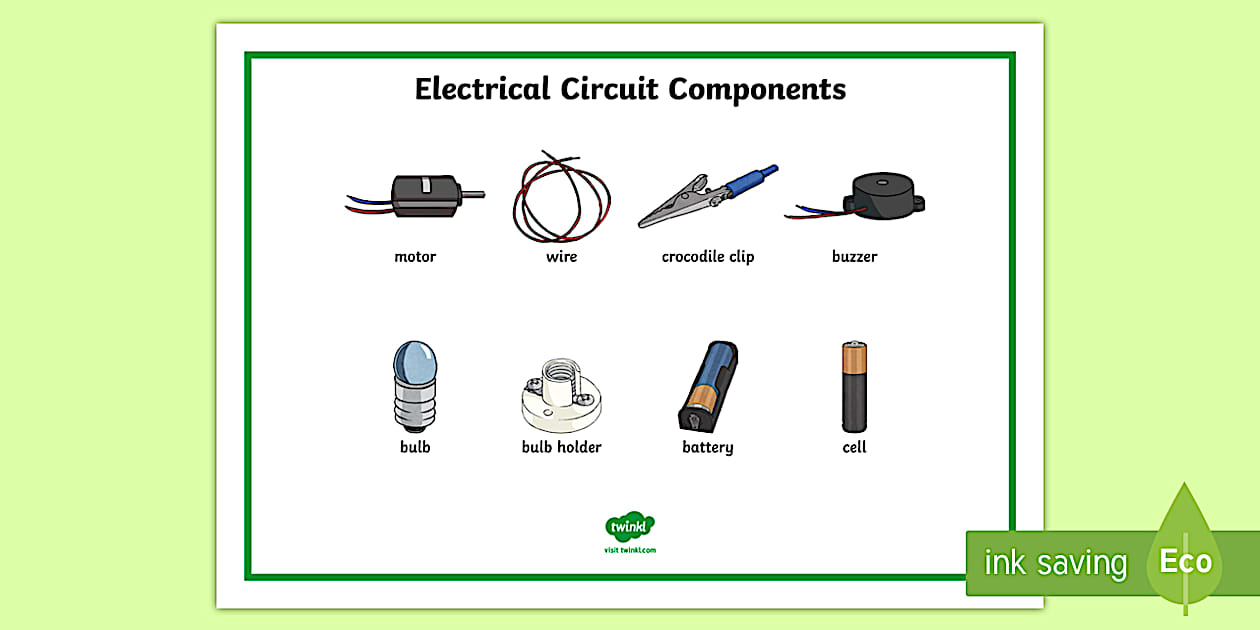 Year 4 Circuit Components Word Mat - KS2 (teacher made)