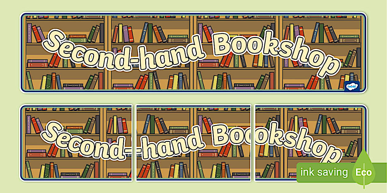 Second-hand Bookshop Banner