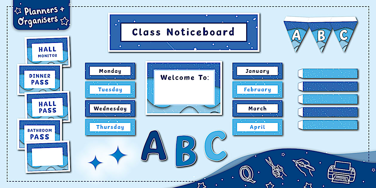 Classroom Display Pack | Back to School | Constellation