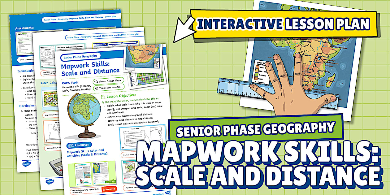 Geography - Mapwork Skills: Scale and Distance - Lesson plan