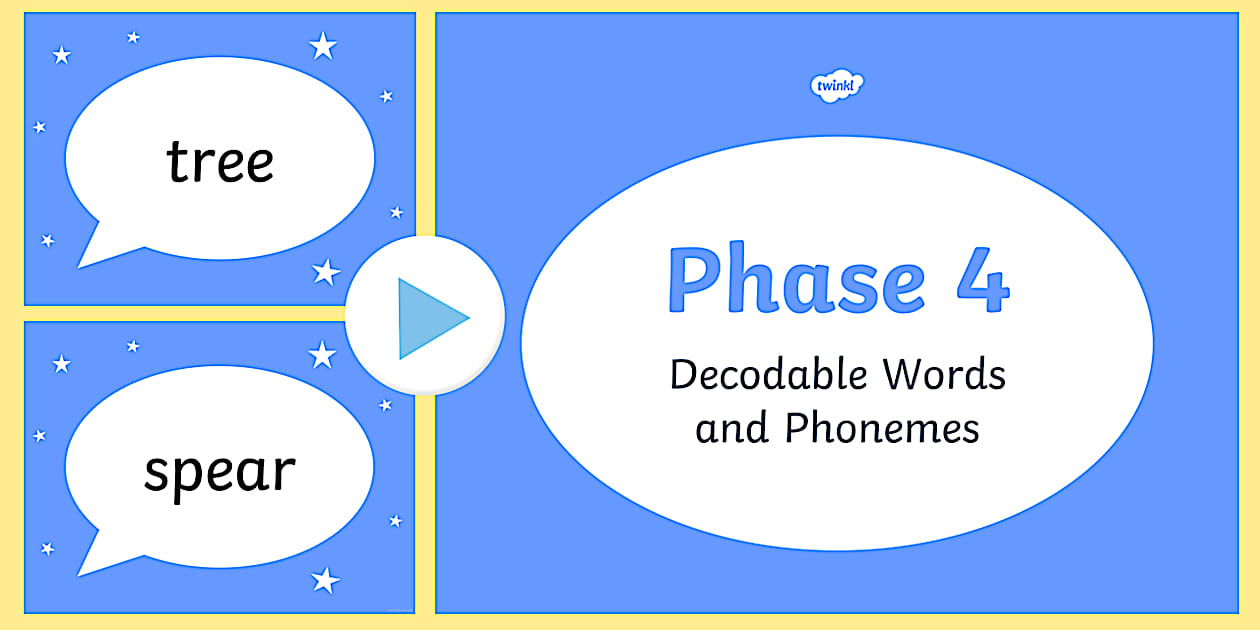 Precursive Phase 4 Decodable Words and Phonemes PowerPoint
