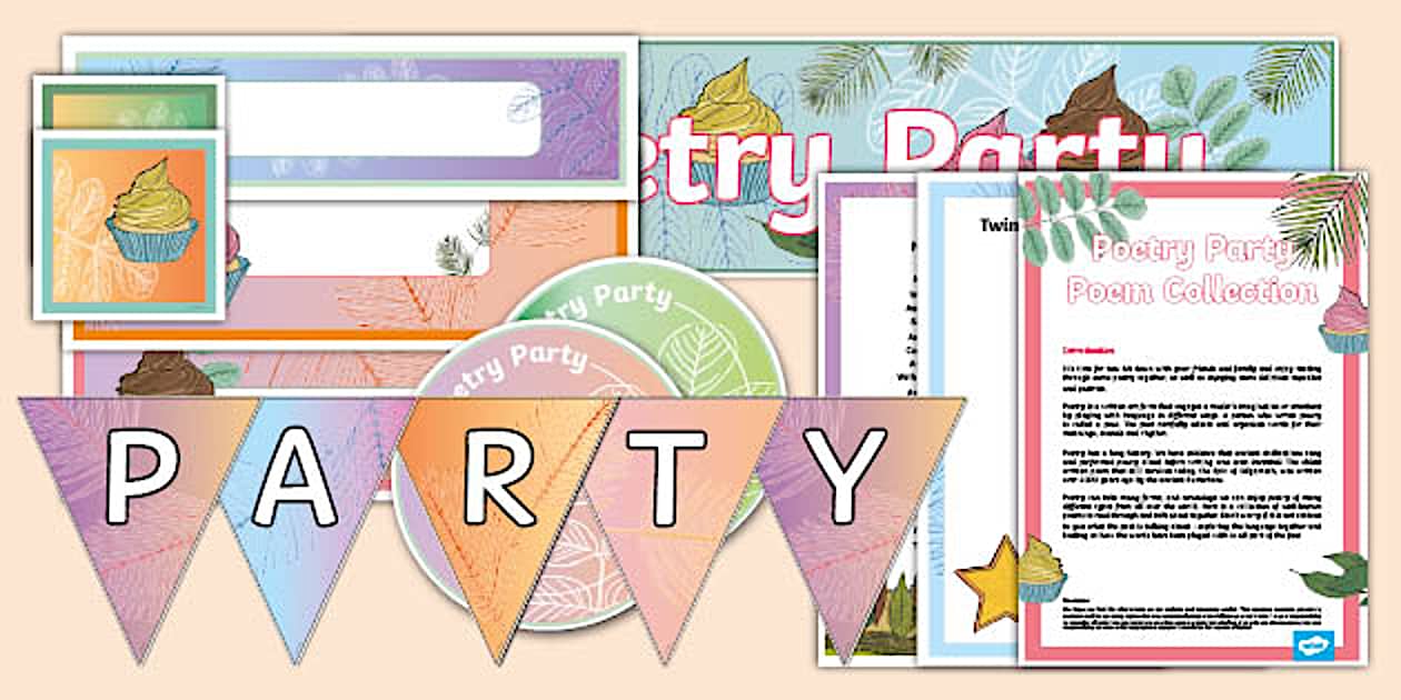 Poetry Party Pack