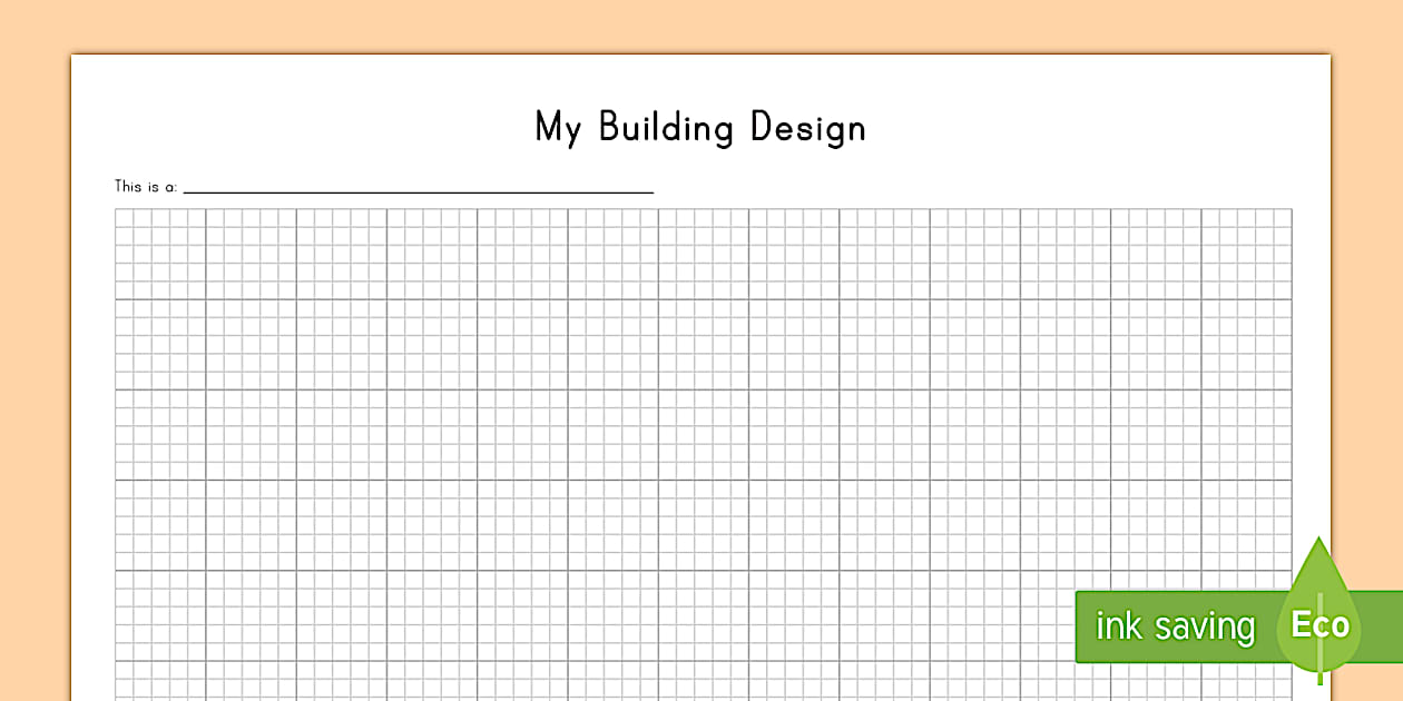 Three Little Pigs Building Site Design Worksheet - Twinkl