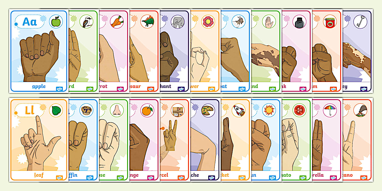 SASL Posters with Phonics Sounds (teacher made) - Twinkl