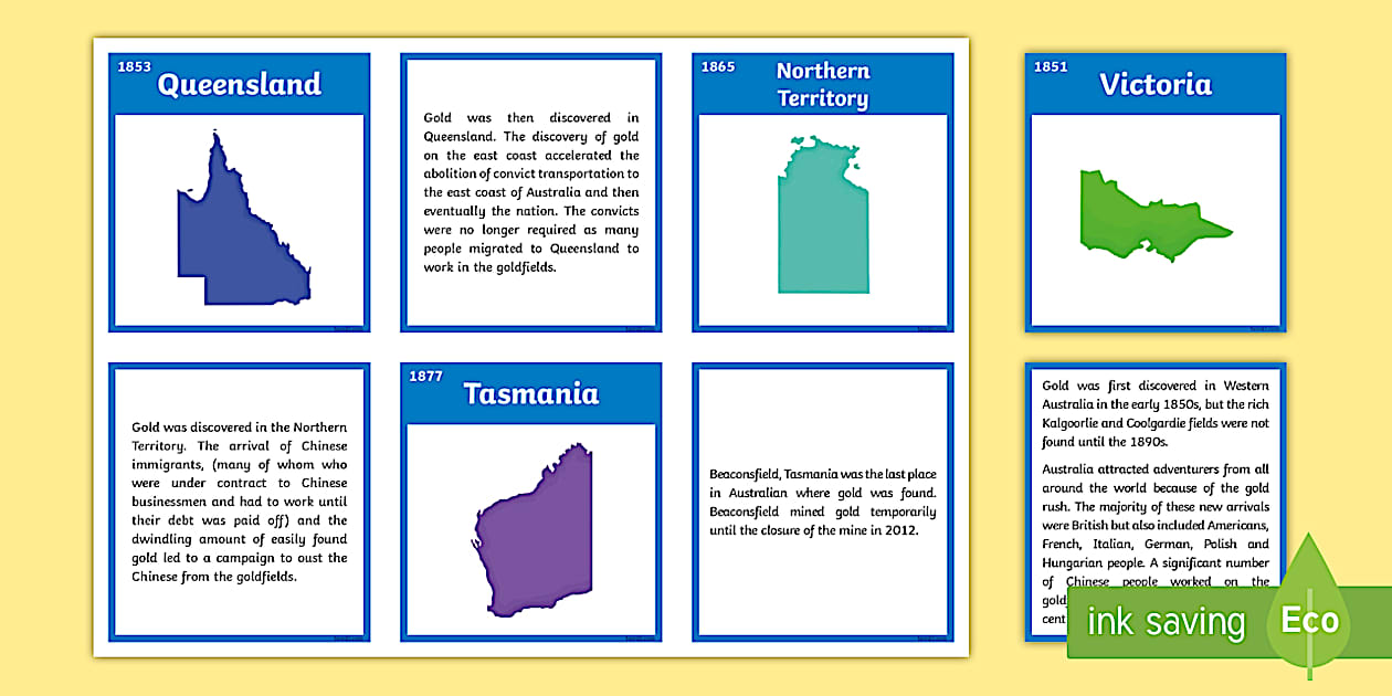 Gold Rush History Puzzle - HASS - Years 5-6