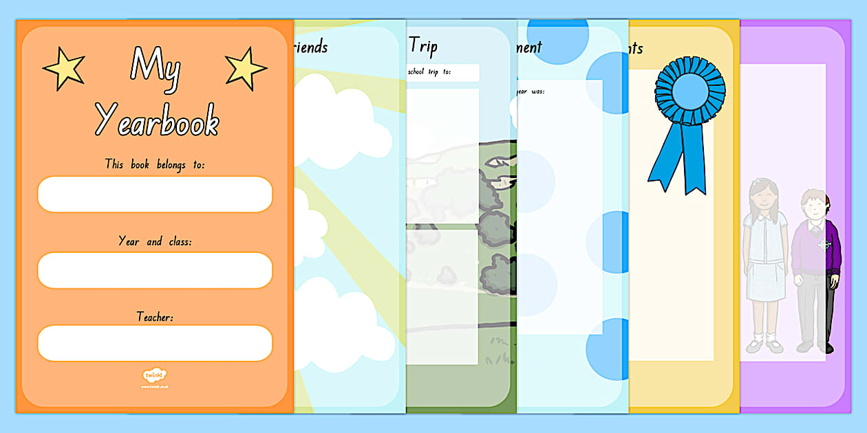 End of Year Scrapbook (teacher made) - Twinkl